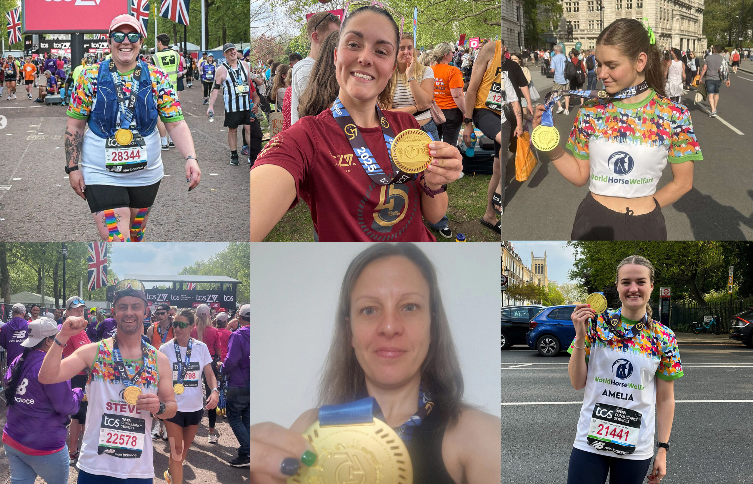 Celebrating our super supporters as they run the London Marathon ...
